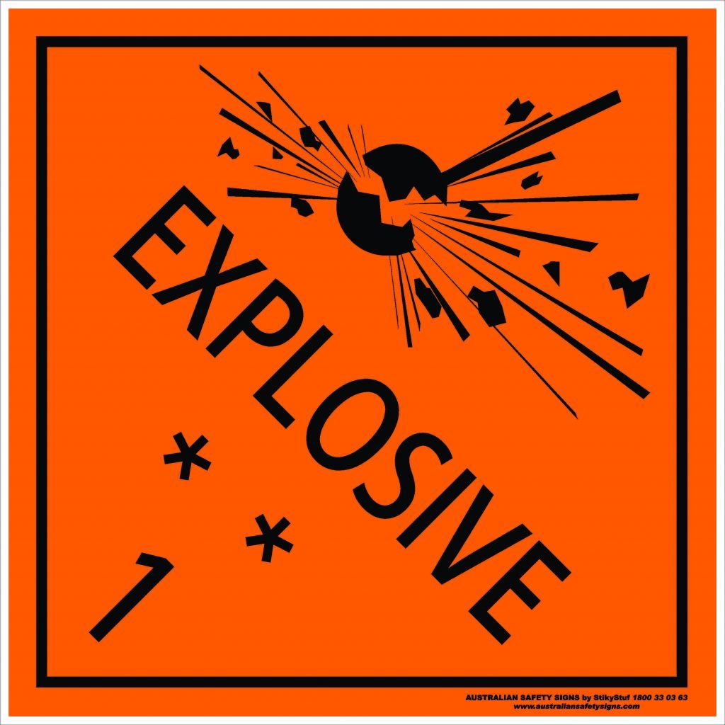 Dangerous Goods Signs