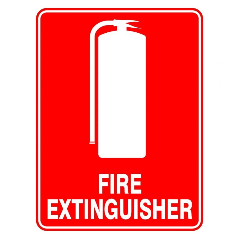 Fire Extinguisher- Fire Safety Sign - Buy Now