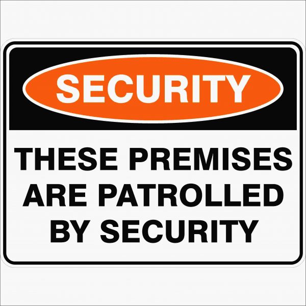 Security Signs | Buy Now Online| Discount Safety Signs