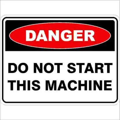 Do Not Start This Machine - Buy Now