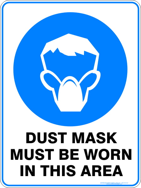 Dust Mask Sign