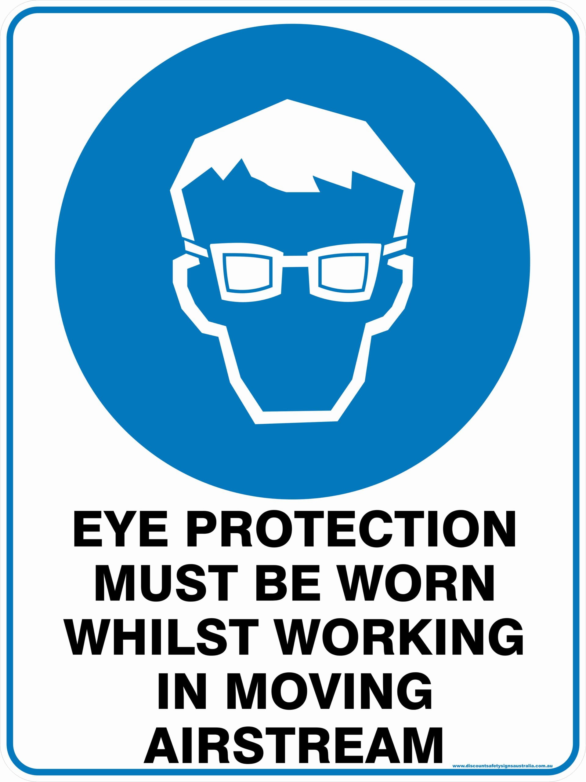 Eye Protection Safety Sign