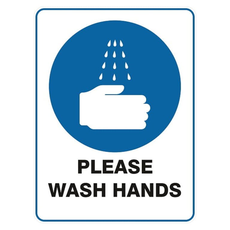 Please Wash Hands - Mandatory Sign - Buy Now