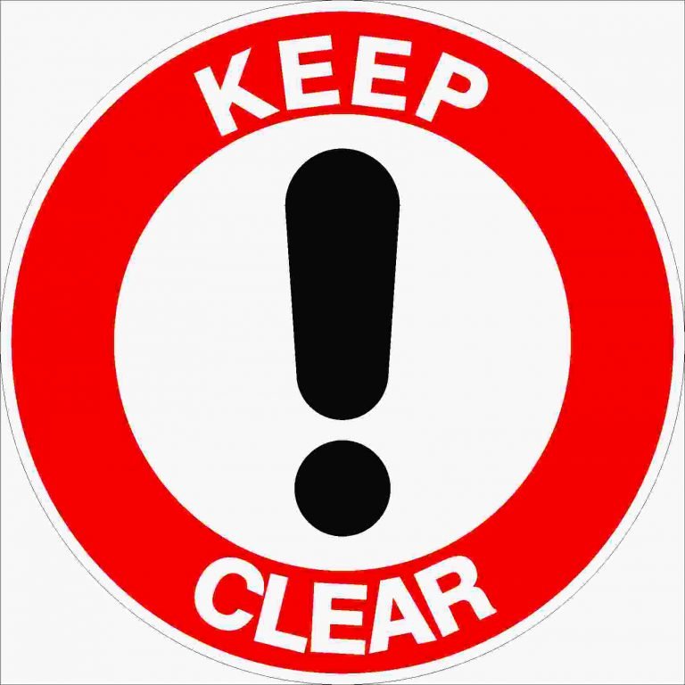 Keep Clear- Floor Marker | Buy Now | Discount Safety Signs Australia
