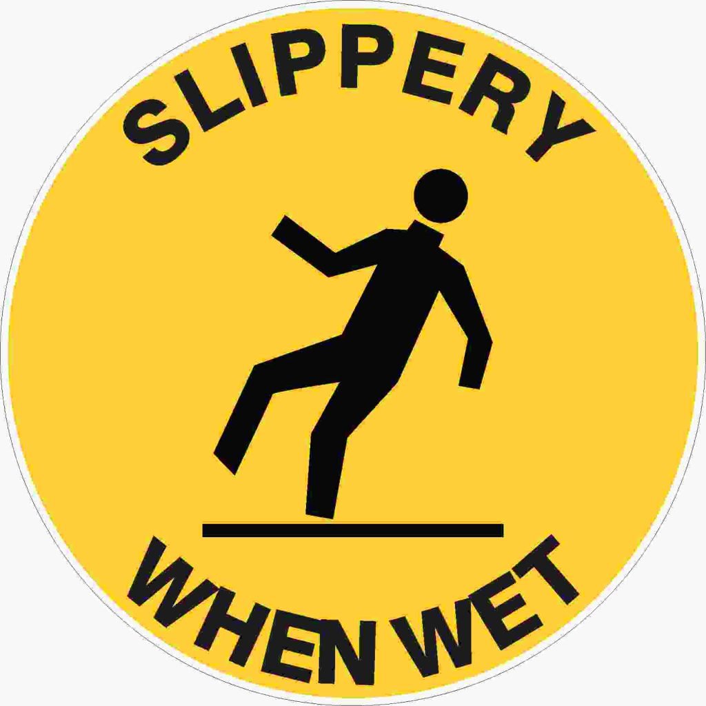 Slippery When Wet- Floor Marker - Buy Now