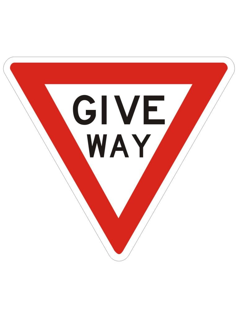 Regulatory Road Signs
