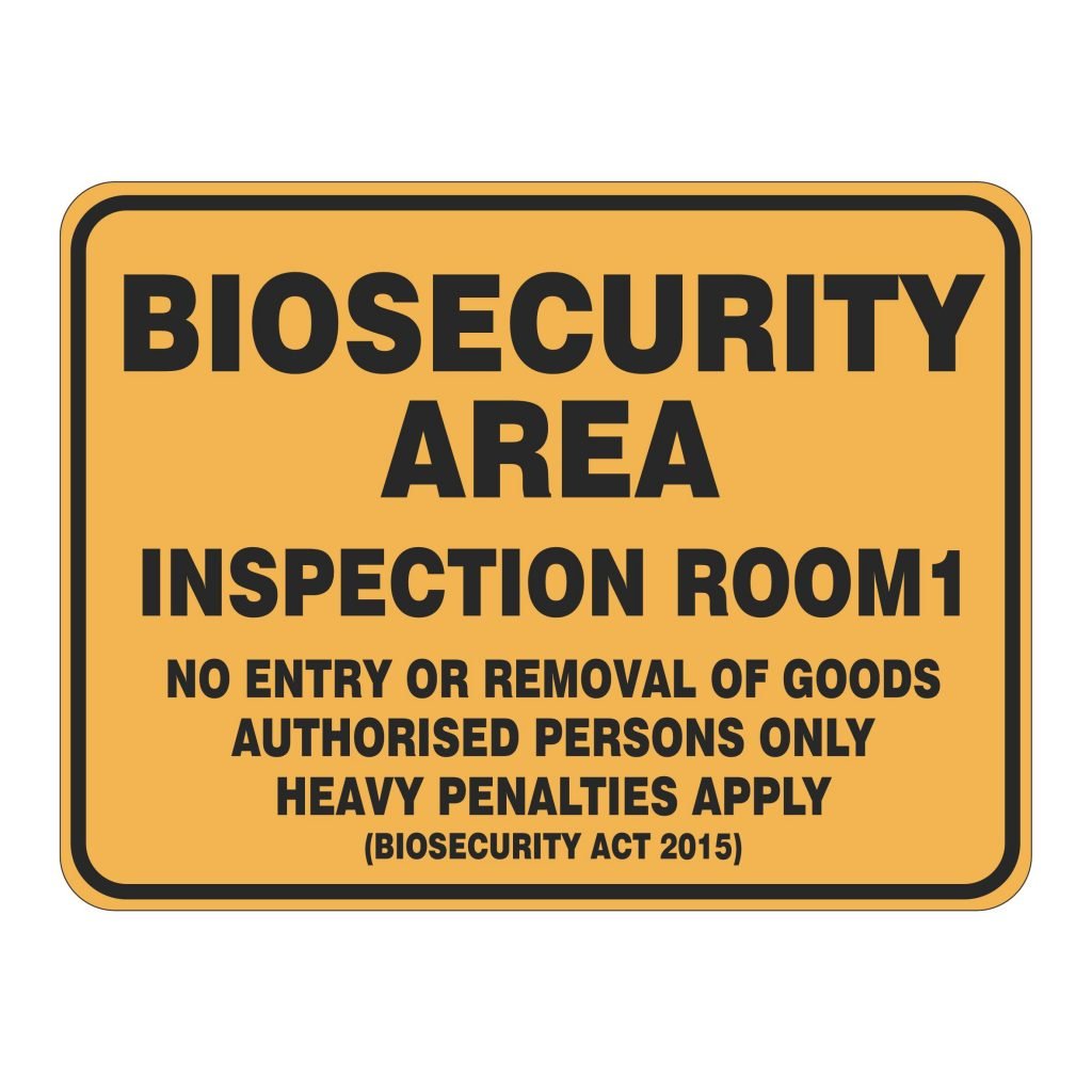 Biosecurity Signs