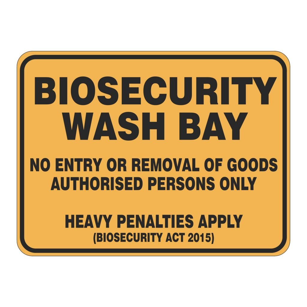 Biosecurity Signs