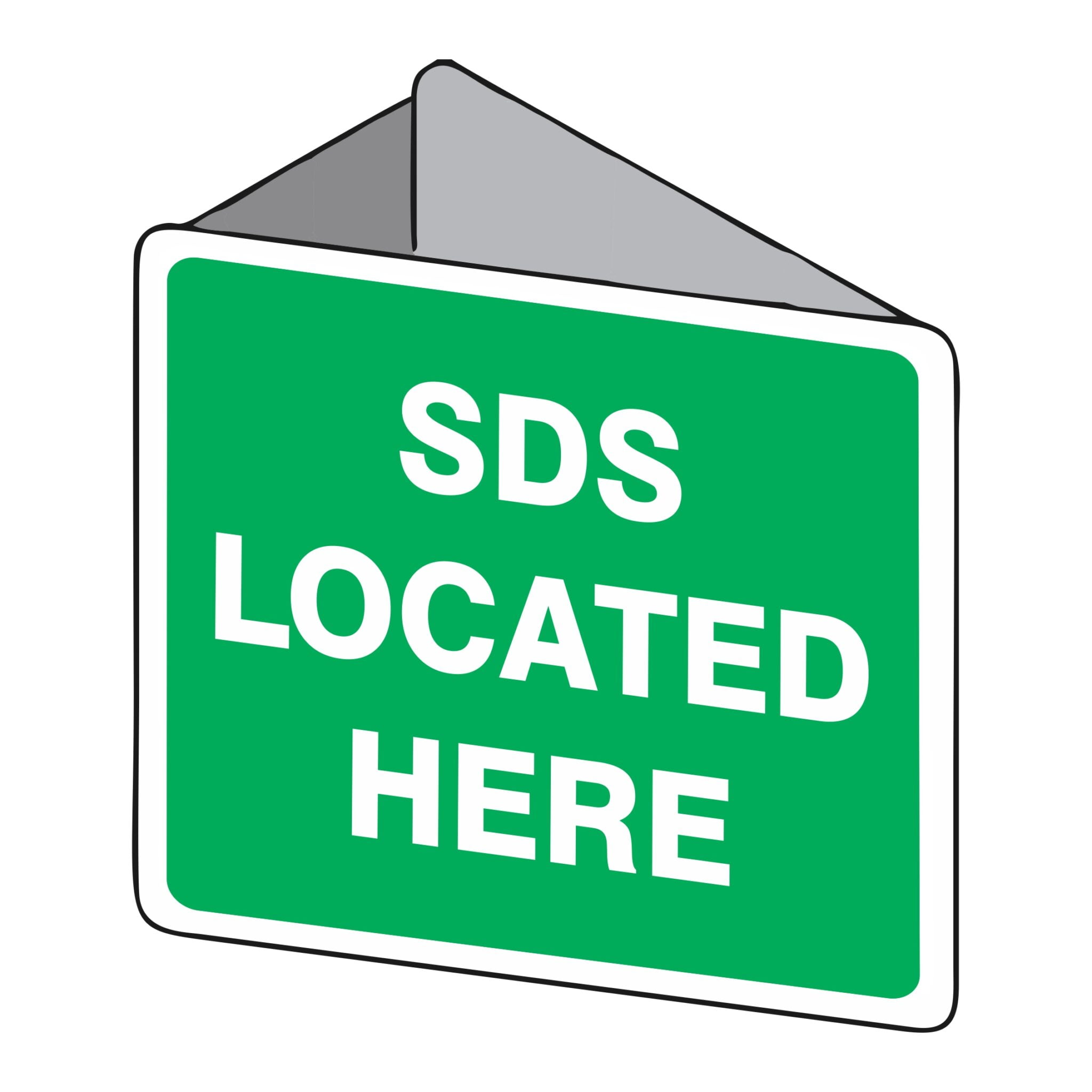 3d Emergency Sign - Sds Located Here - Buy Now