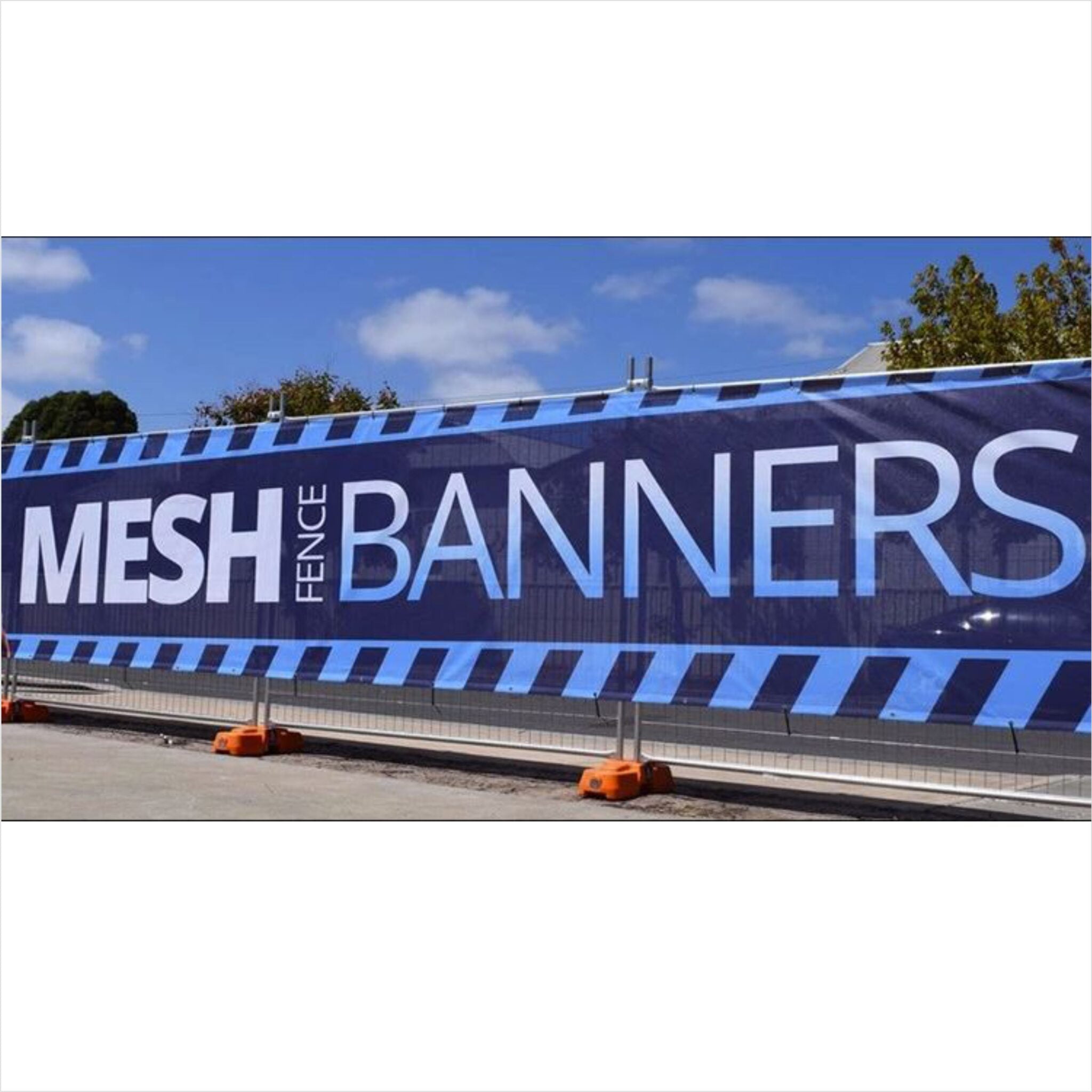 Custom Printed Temporary Fence Mesh Roll 50m - Buy Now