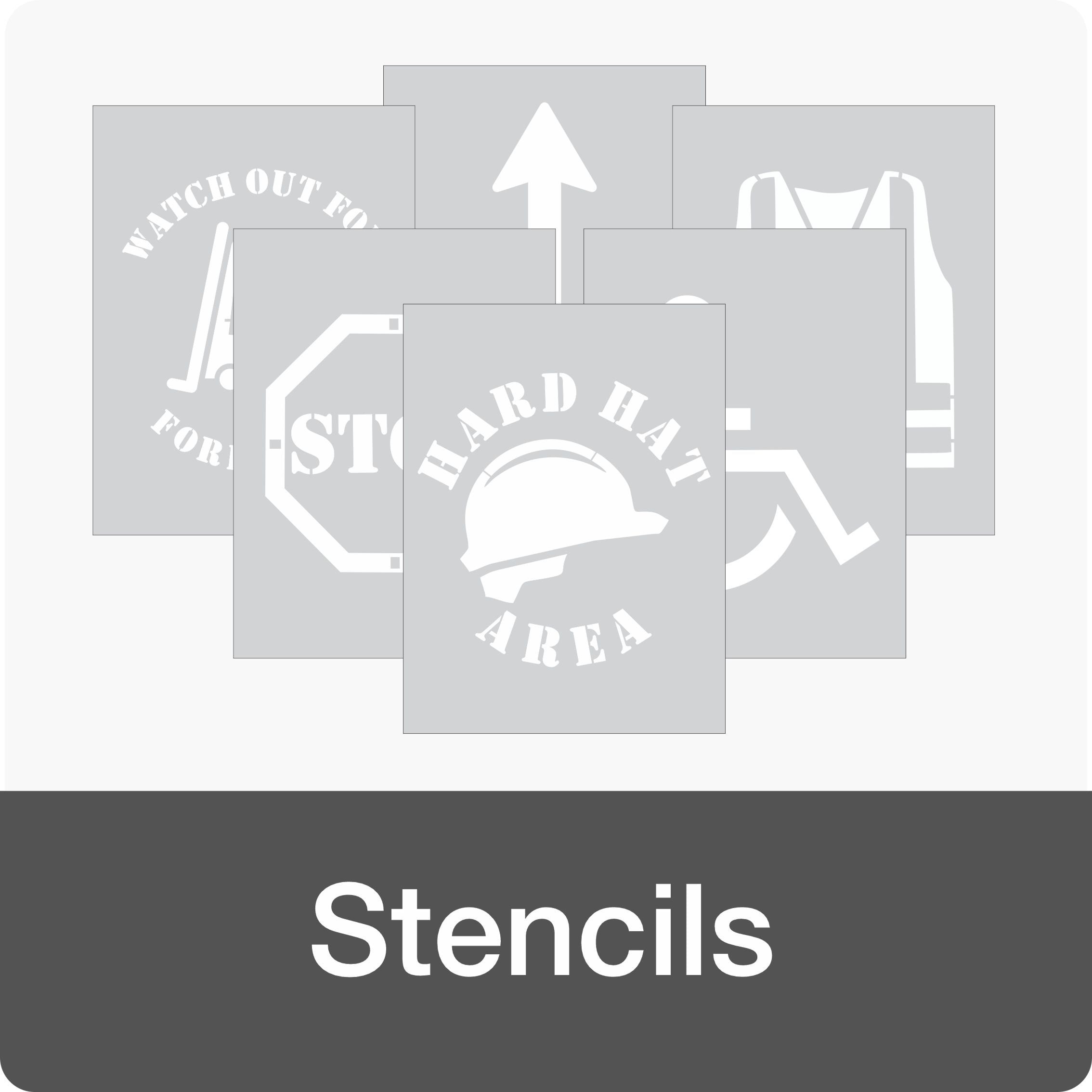 Safety Stencils | Buy Now Online | Discount Safety Signs