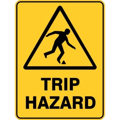 TRIP HAZARD | Buy Now | Discount Safety Signs Australia