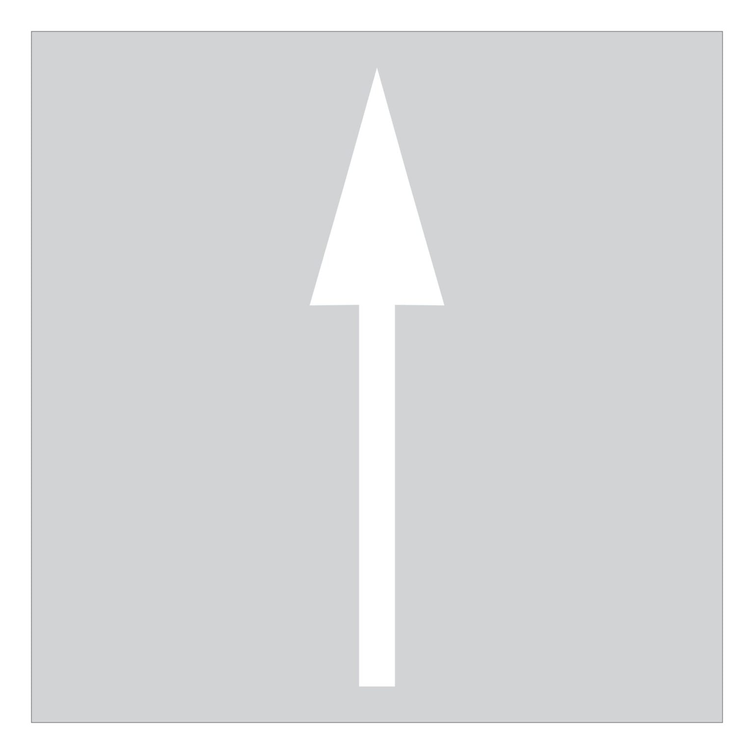 Straight Arrow Stencil – Arrow #1 - Buy Now
