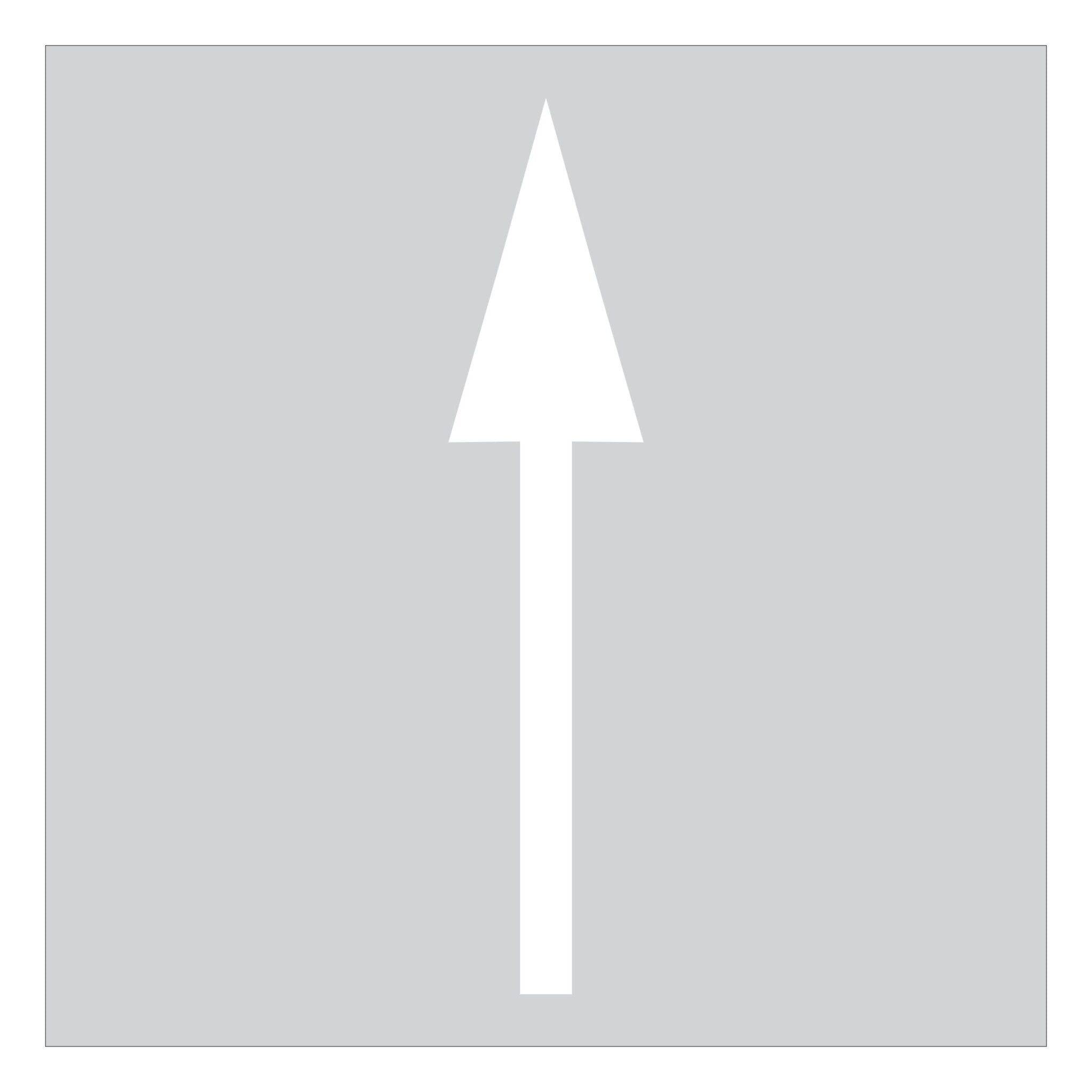 Straight Arrow Stencil – Arrow #1 - Buy Now