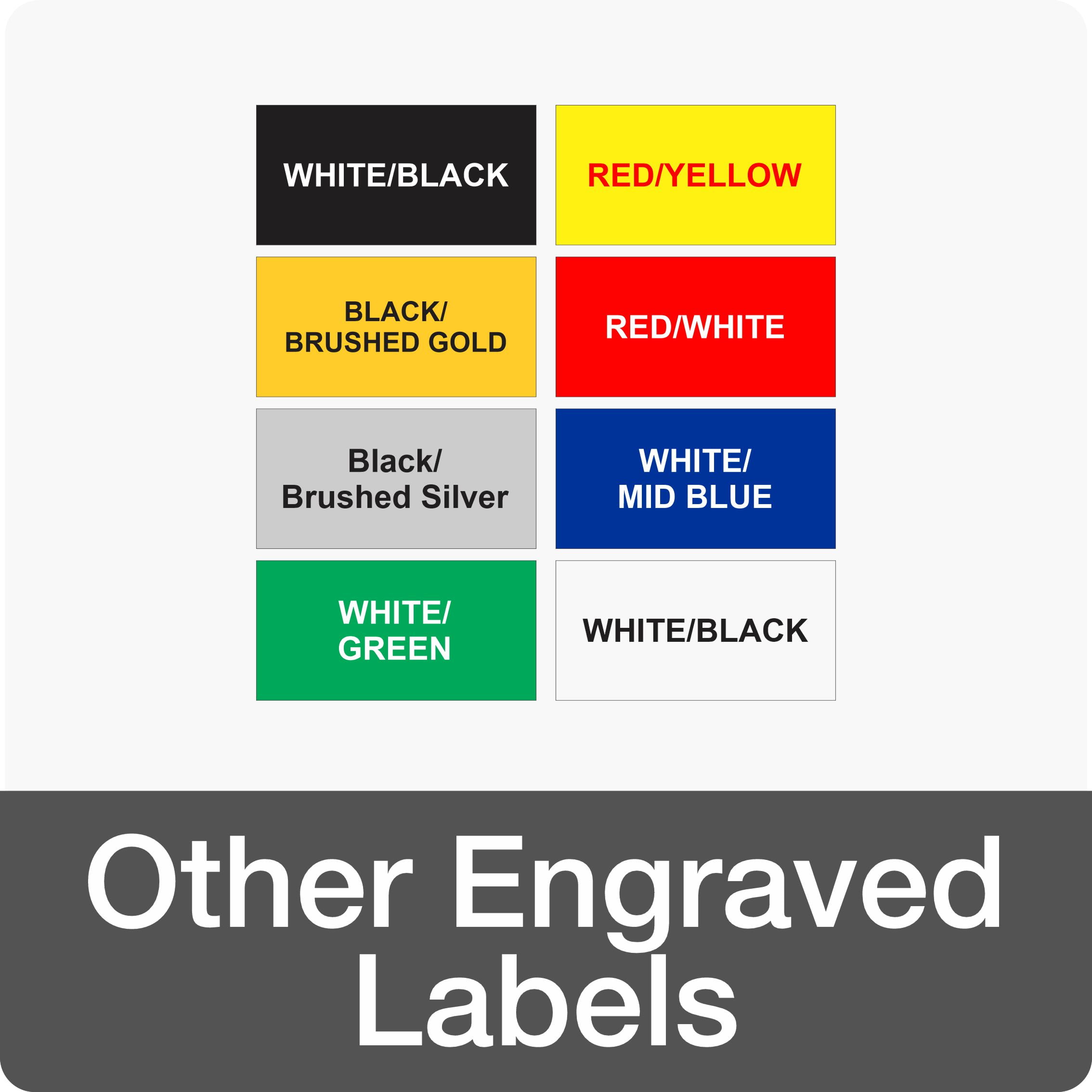 Other Engraved Labels