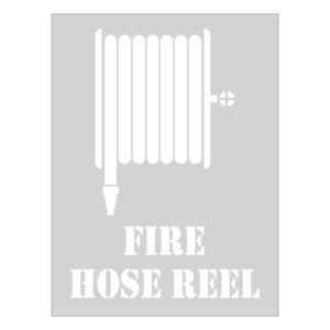 Fire Hose Reel Symbol Stencil - Buy Now