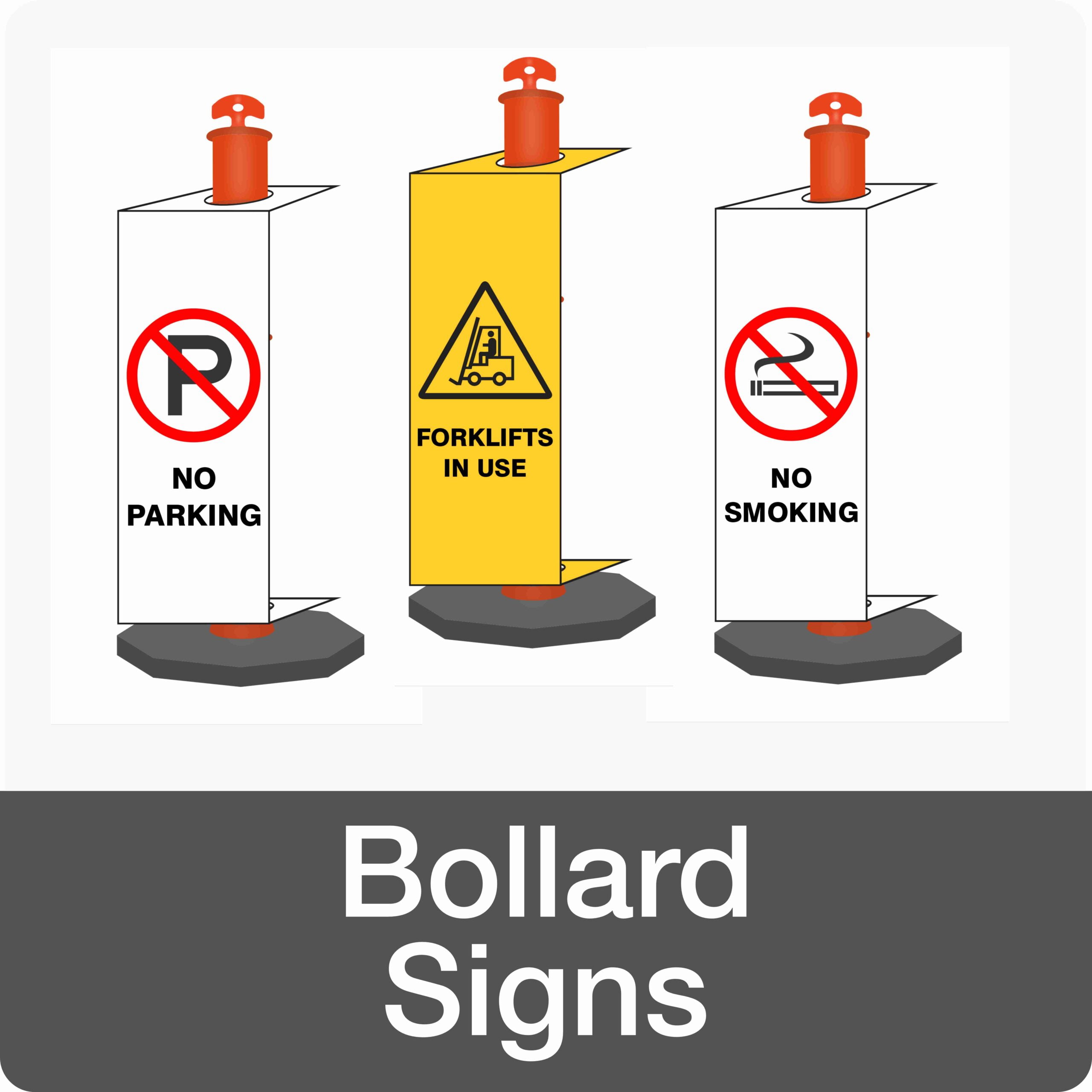 Bollard Signs | Buy Now Online | Discount Safety Signs