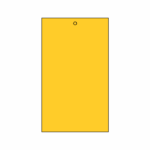 Blank Lockout Tag (Yellow) - Buy Now