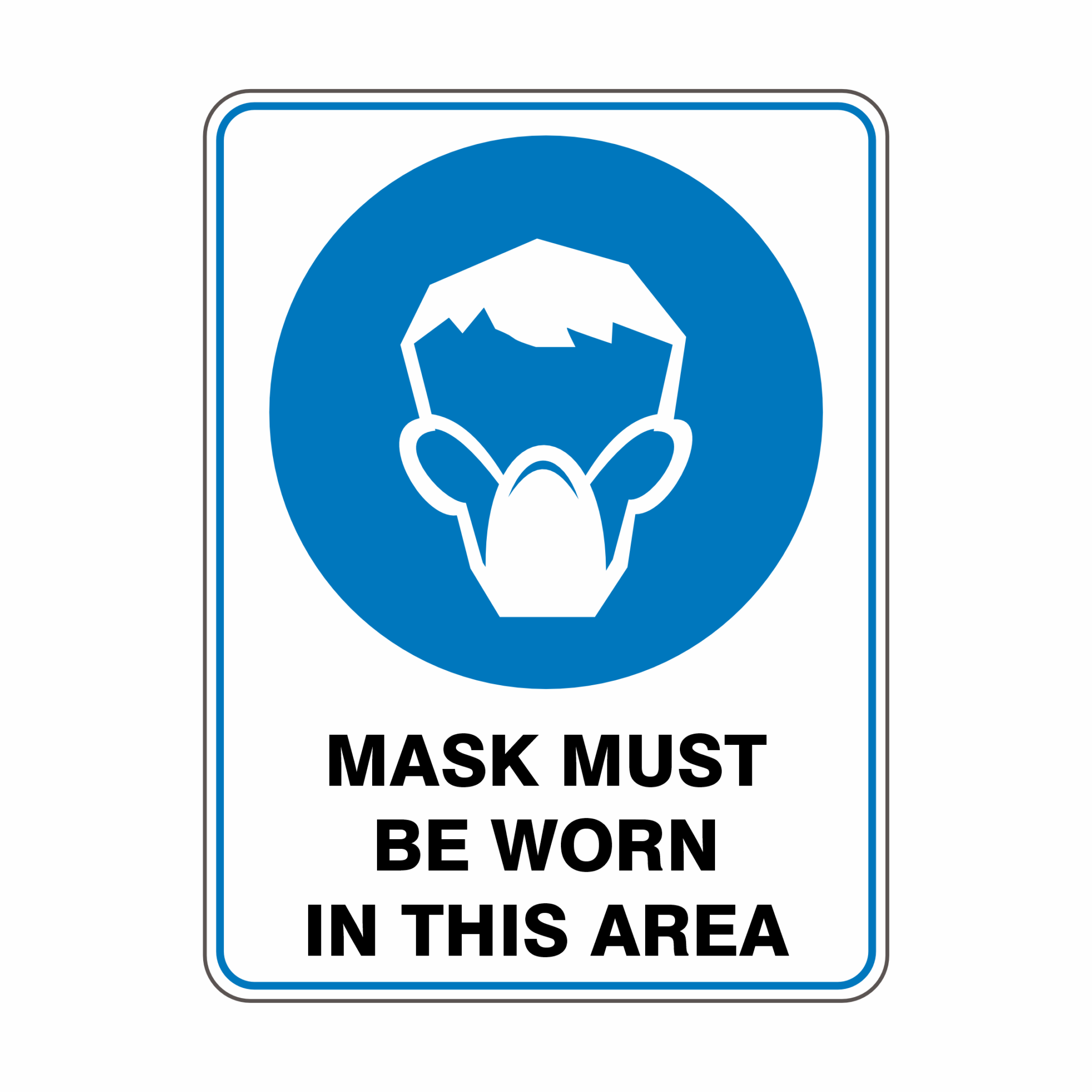 Mask Must Be Worn In This Area - Buy Now