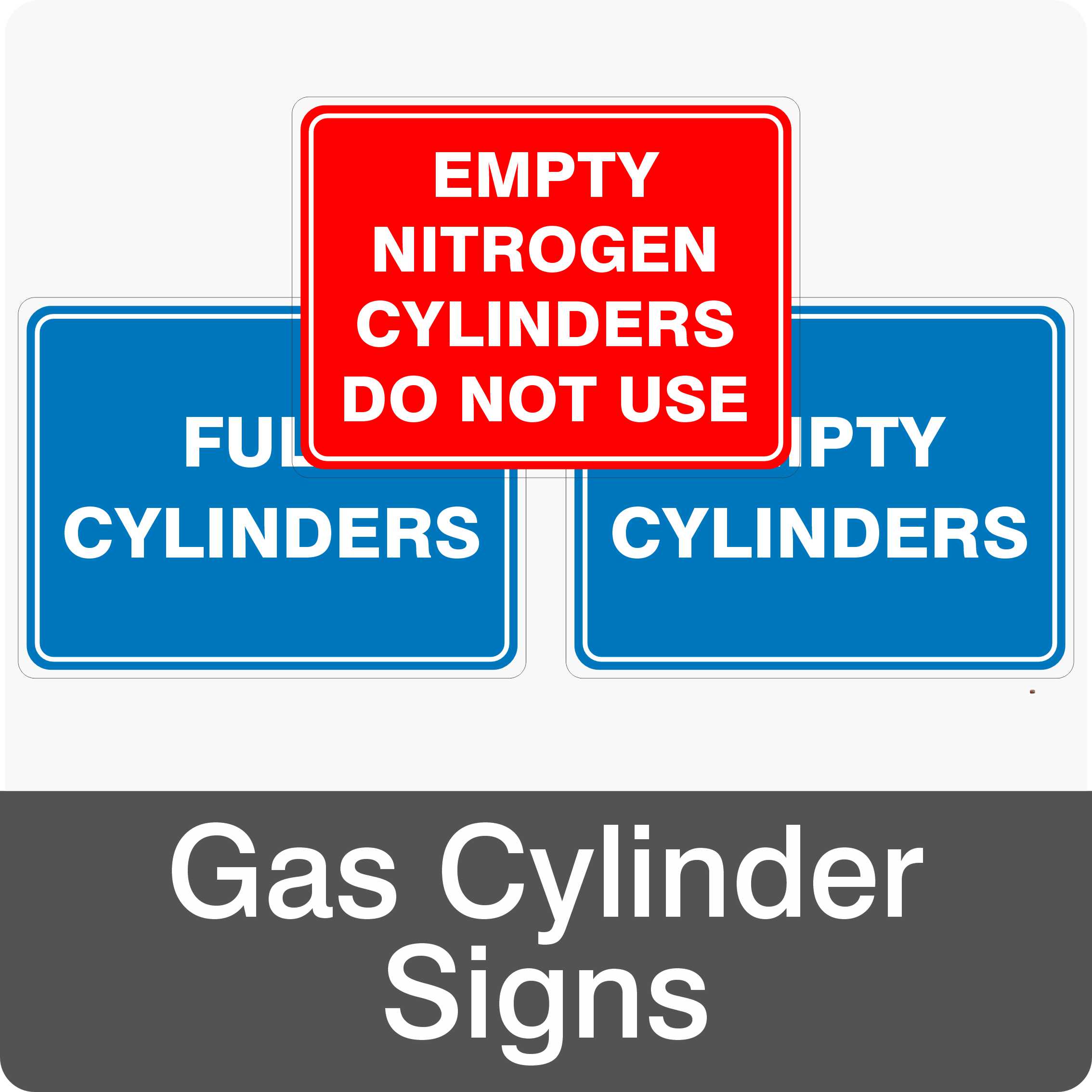 Cylinder Status Signs | Buy Now Online | Discount Safety Signs