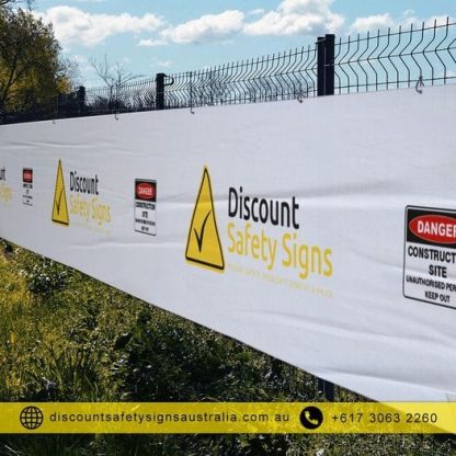 Printed Fence Mesh: Enhancing Construction Safety