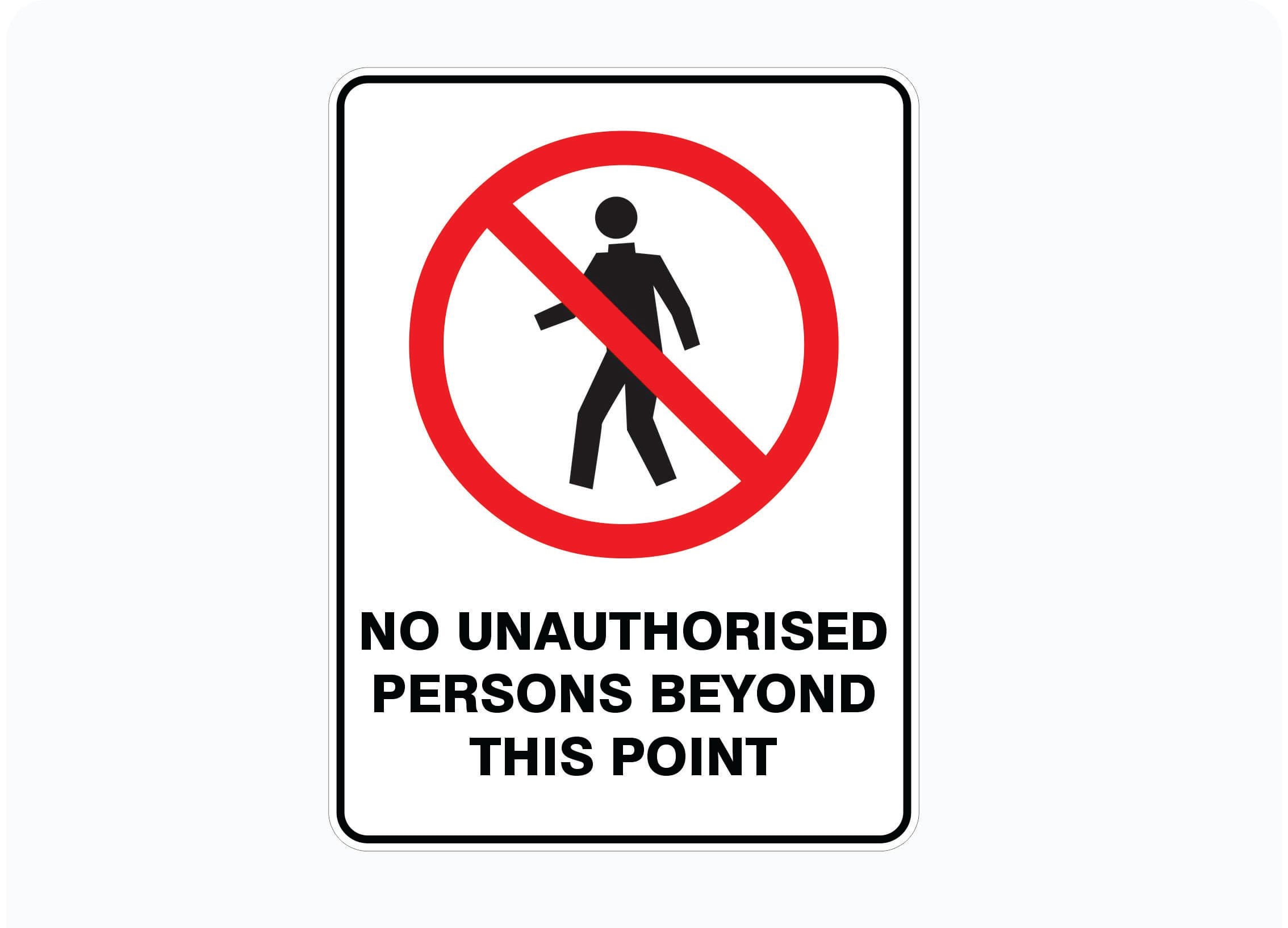 Prohibition Signs