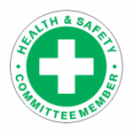 Hard Hat Stickers Health And Safety Committee Member - Buy Now