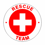 Hard Hat Stickers Rescue Team - Buy Now