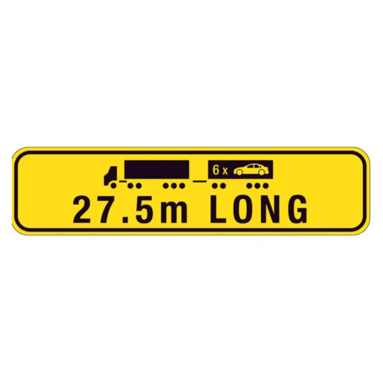 Road Train Sign 27.5m Long - Buy Now